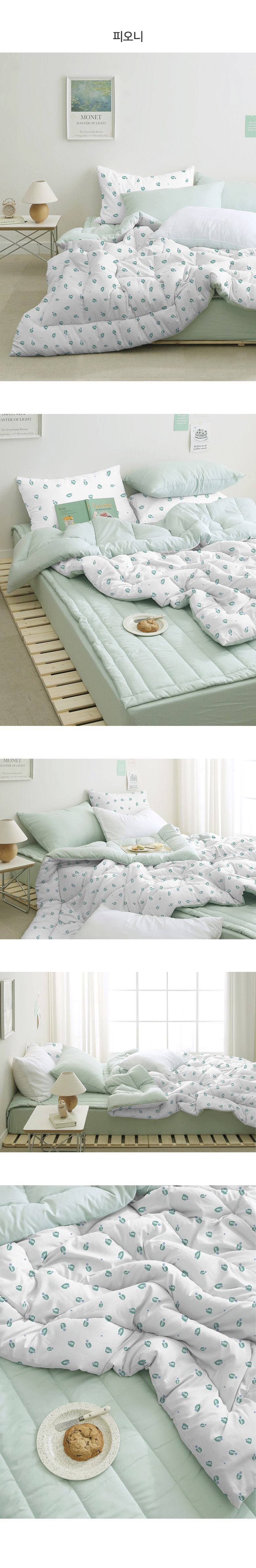 피오니 세미화이바 차렵이불 단품 및 세트 SS/Q- KIDIKIDI
