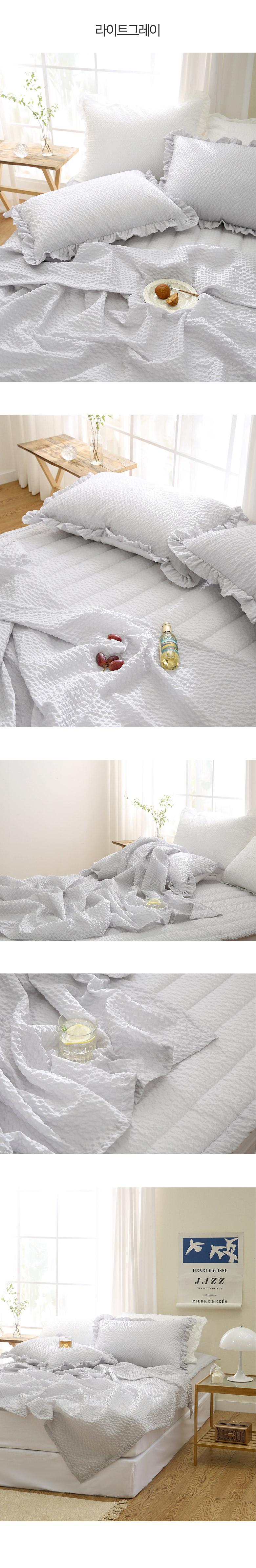 쿨 리플 시어서커 여름 홑이불 단품 및 세트 SS/Q- KIDIKIDI